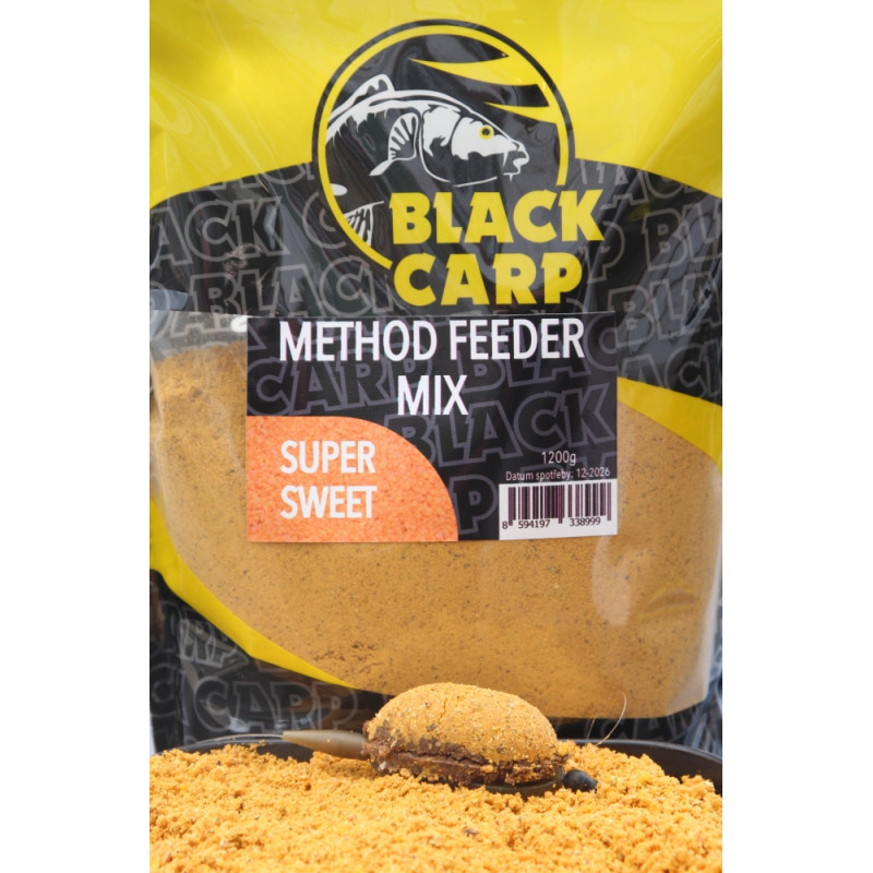 Method Feeder Mix Super Sweet 1200g Black Carp – sladký method mix