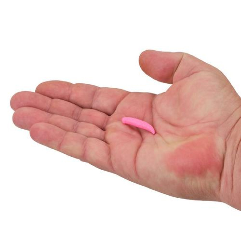 GULP! FLOATING PINCHED CRAWLER 2.5CM BUBBLE GUM BERKLEY