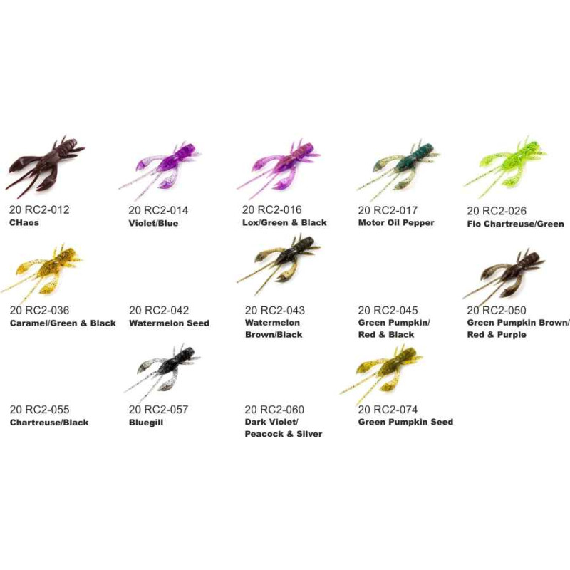 FishUP Real Craw 2-48mm 7ks - Dipované umělé nástrahy